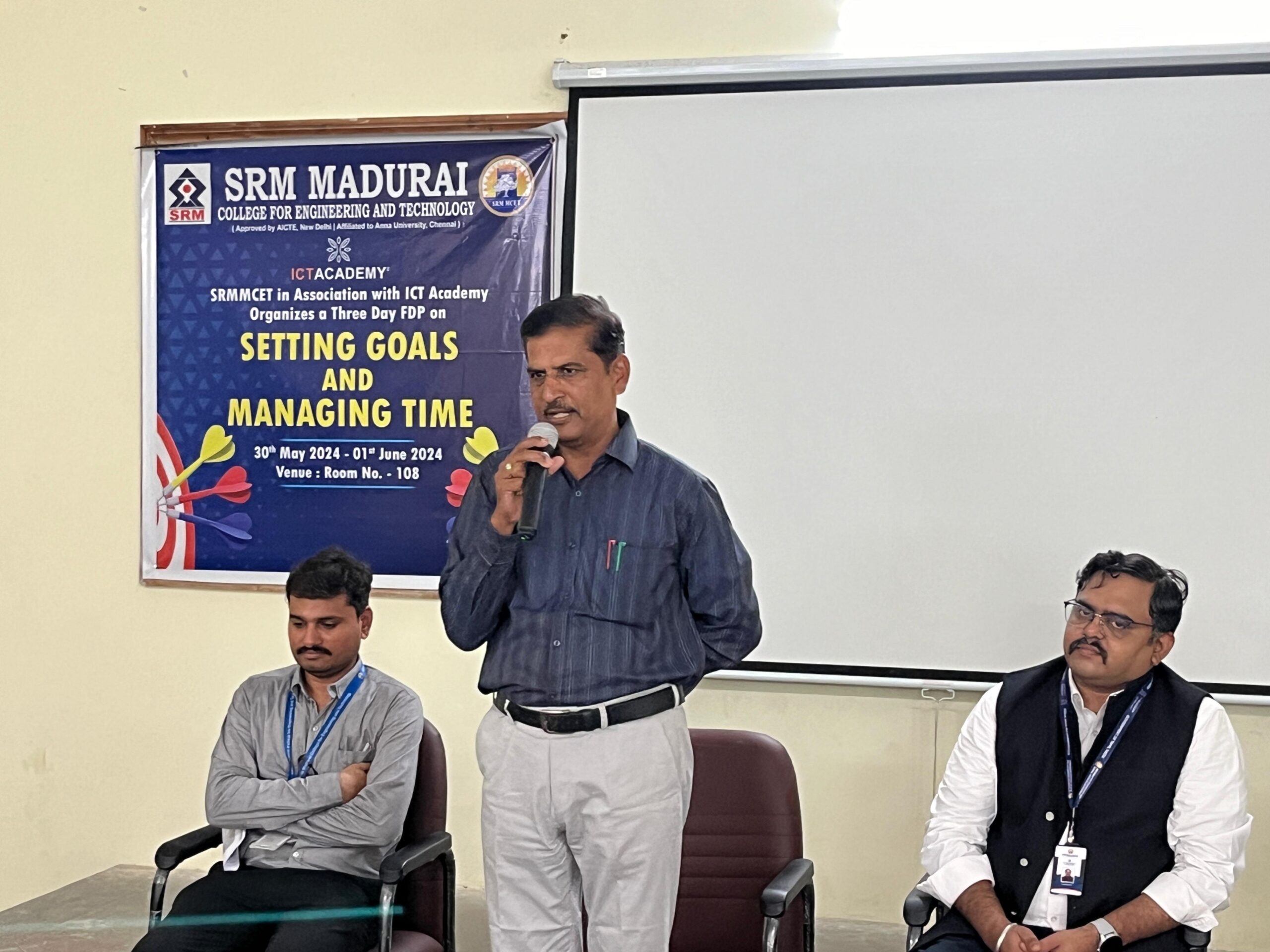 Three Day FDP on SETTING GOALS and MANAGING TIME | SRM MCET